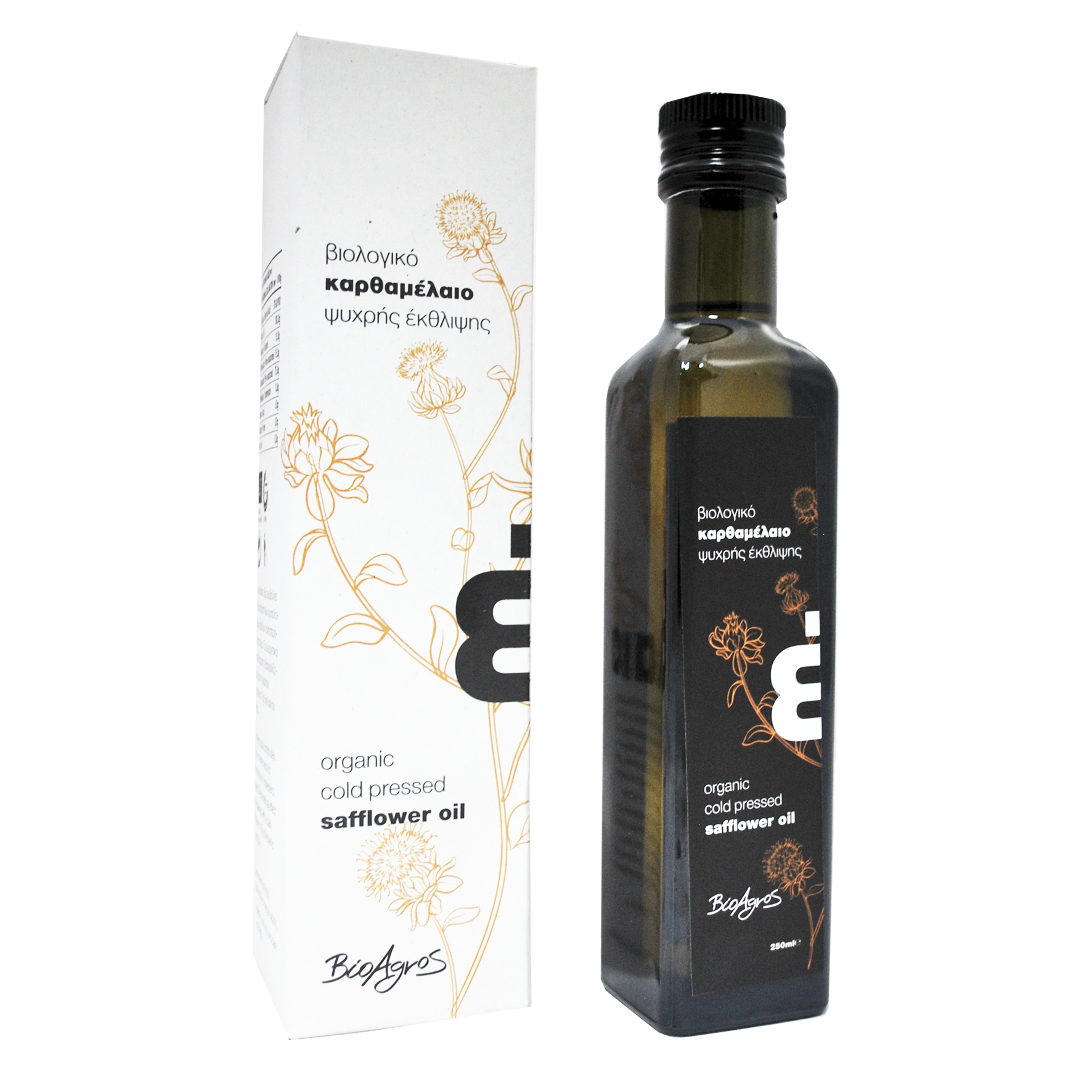 Καρθαμέλαιο Ψυχρής Έκθλιψης 250ml Βιοαγρός - The Green Store